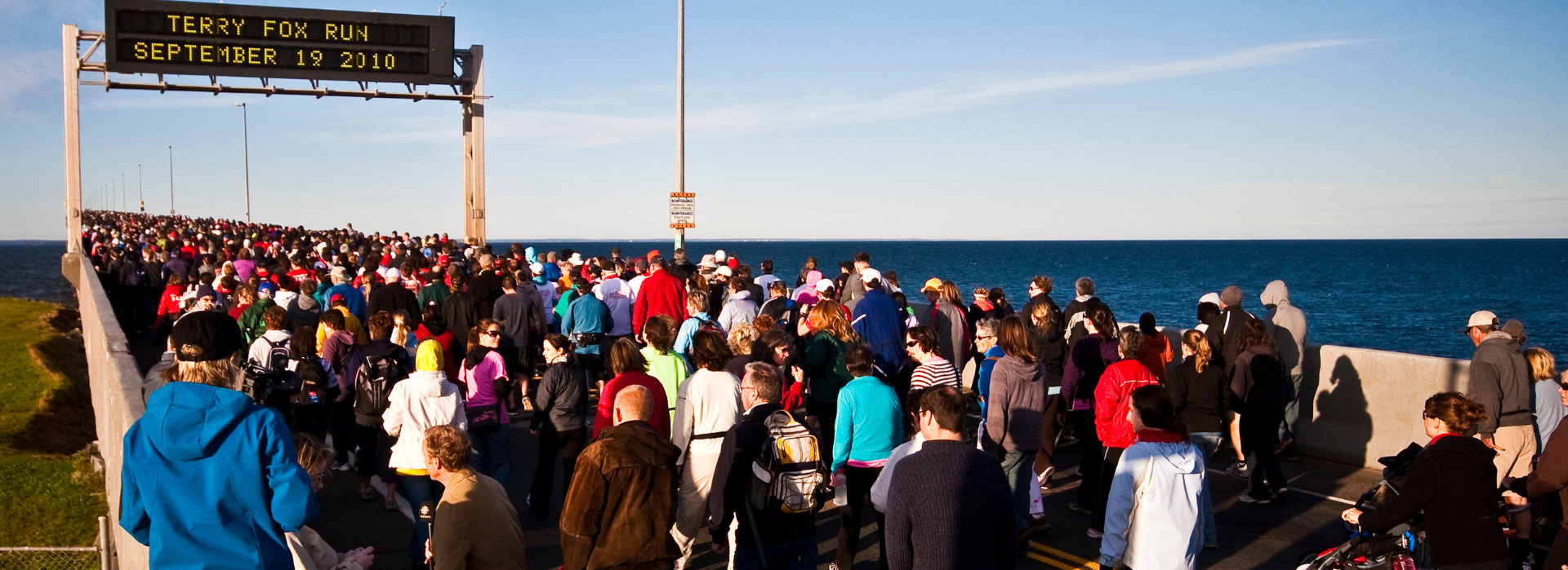 Terry Fox Run on Confederation Bridge | Terry Fox Run