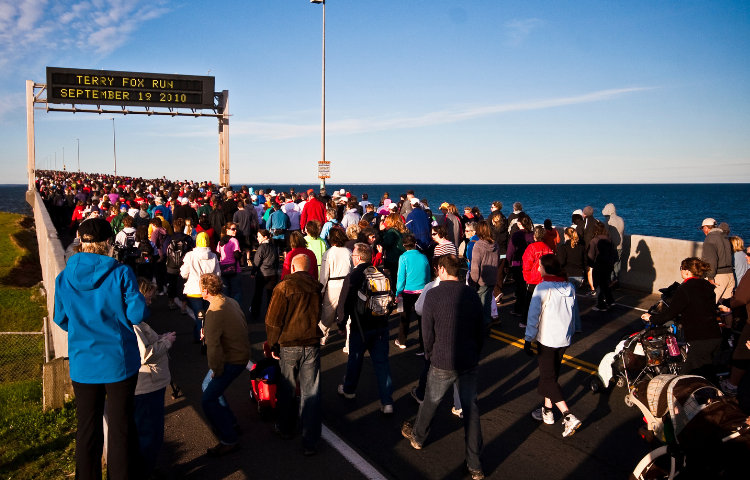 Terry Fox Run on Confederation Bridge | Terry Fox Run